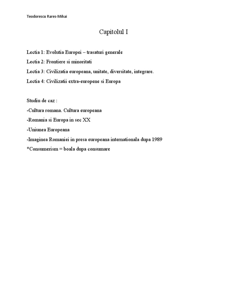 Capitolul 1 | PDF