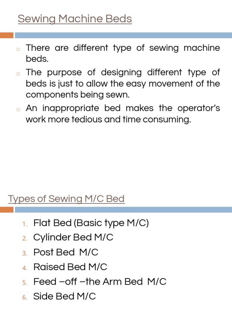 Sewing Bed | PDF