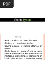 Stitch Types | PDF | Knitting | Textile Arts
