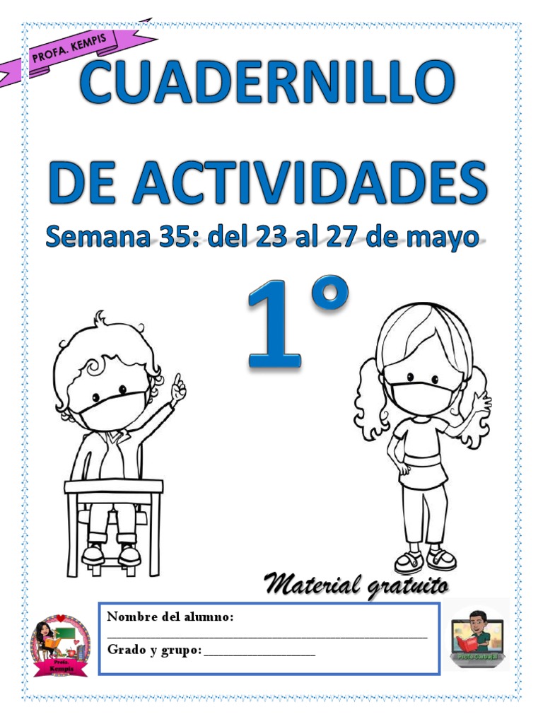 1° S35 CUADERNILLO DE ACTIVIDADES-PROFA KEMPIS | PDF