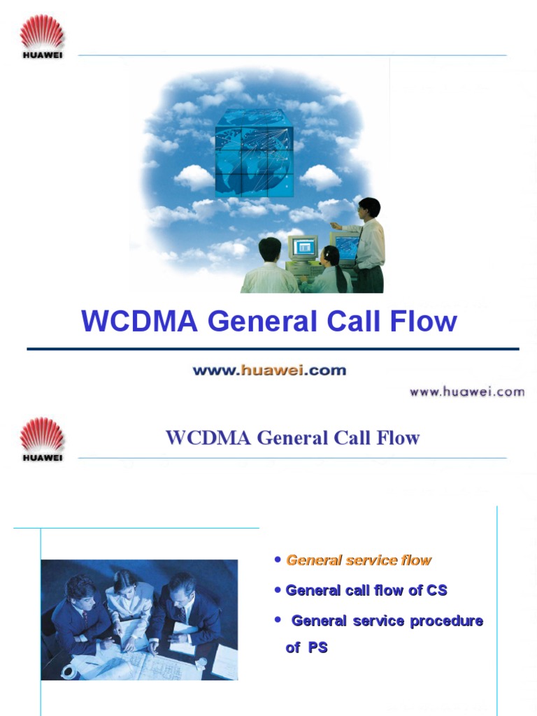Wcdma Call Flow | PDF | Networking Standards | Mobile Technology
