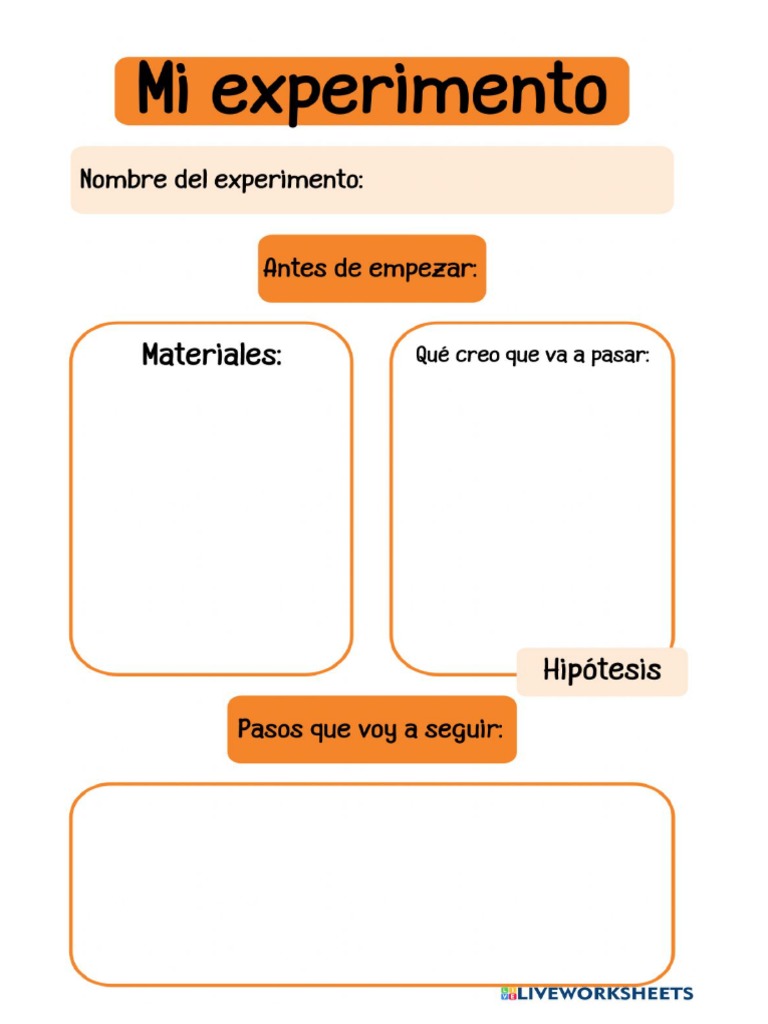 Hoja Experimento | PDF
