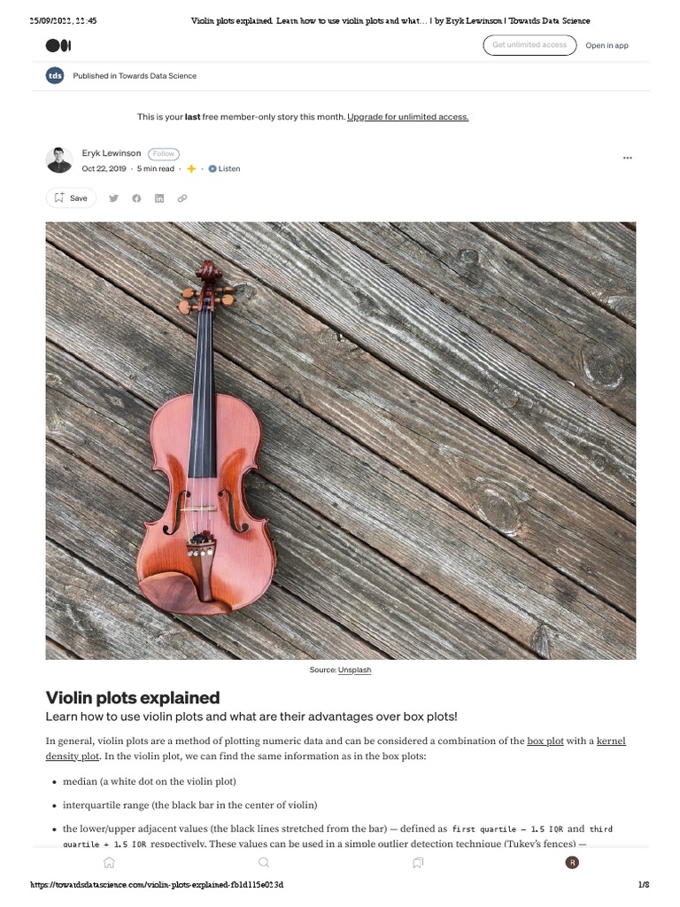 Violin Plots Explained | PDF | Statistics | Statistical Theory Violin Plots Explained | PDF | Statistics | Statistical Theory