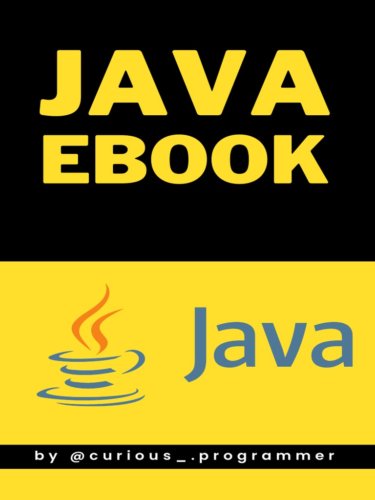 Java e Book | PDF | Java (Programming Language) | Java (Software Platform)