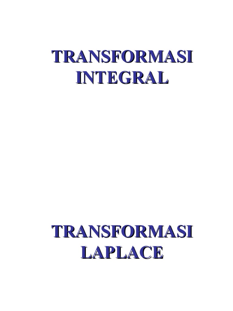 Transformasi Integral | PDF
