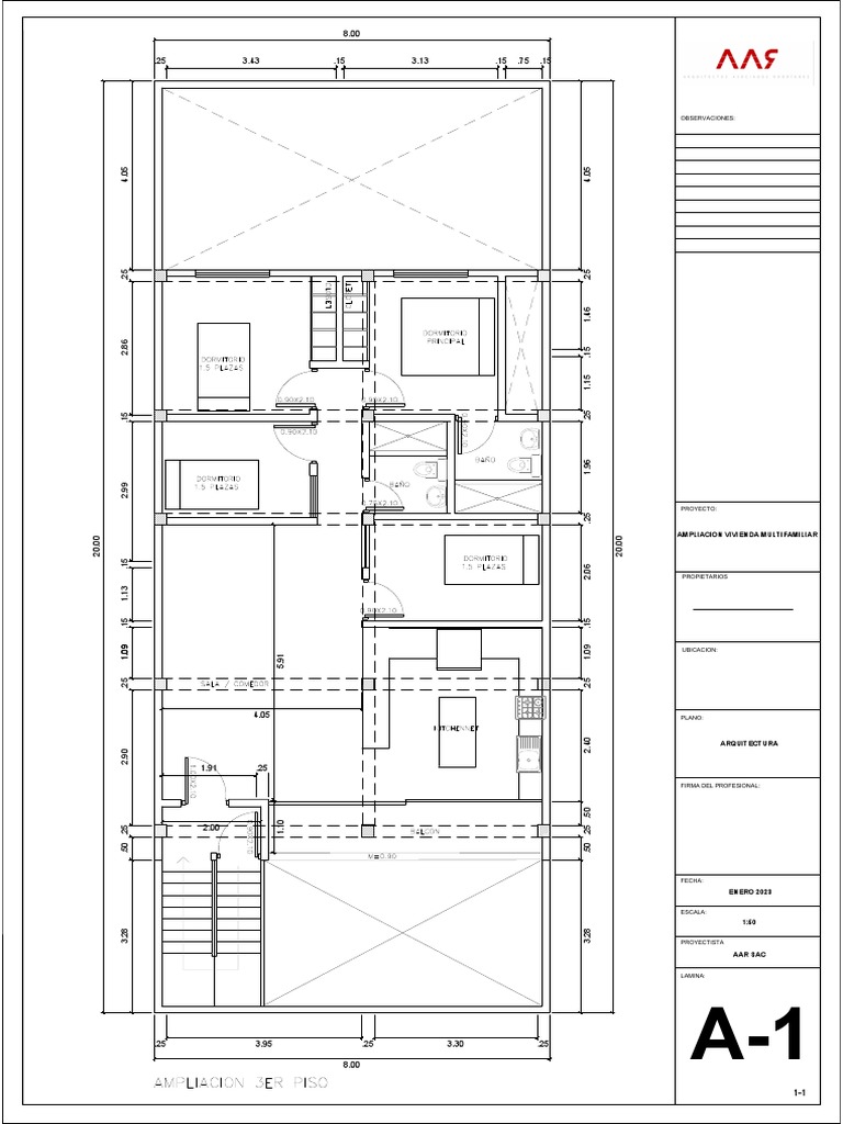 Observaciones:: Ampliacion Vivienda Multifamiliar | PDF