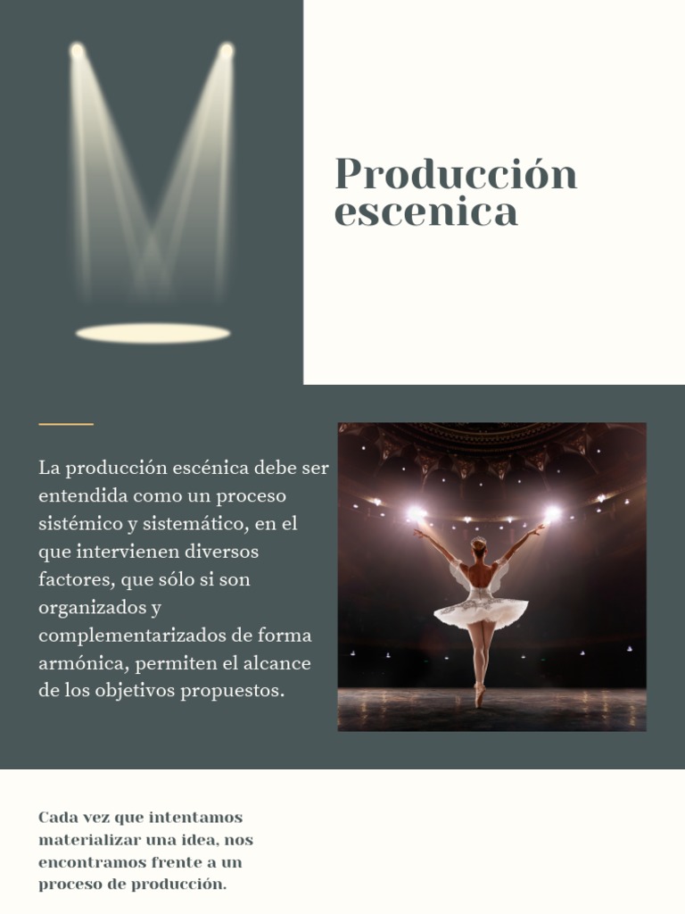 Producción Escénica | PDF | Teatro