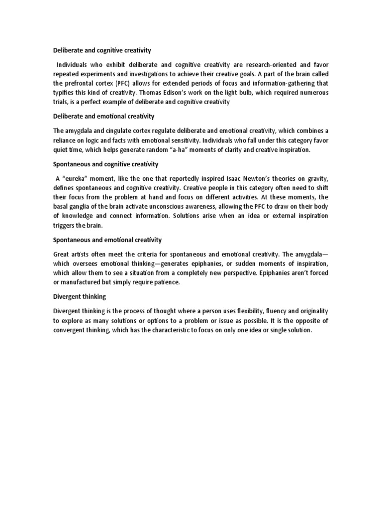 Understanding Creative Types | PDF
