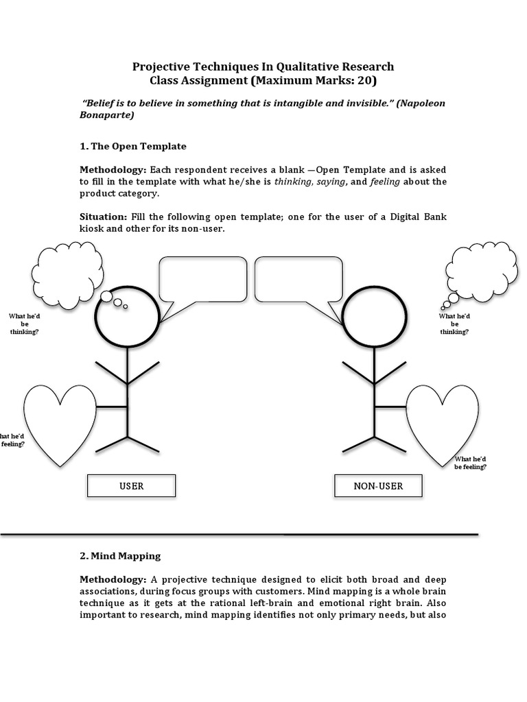 Projective Techniques In Qualitative Research | PDF | Mind | Cognitive ...