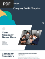 Comprehensive Company Profile Template | PDF