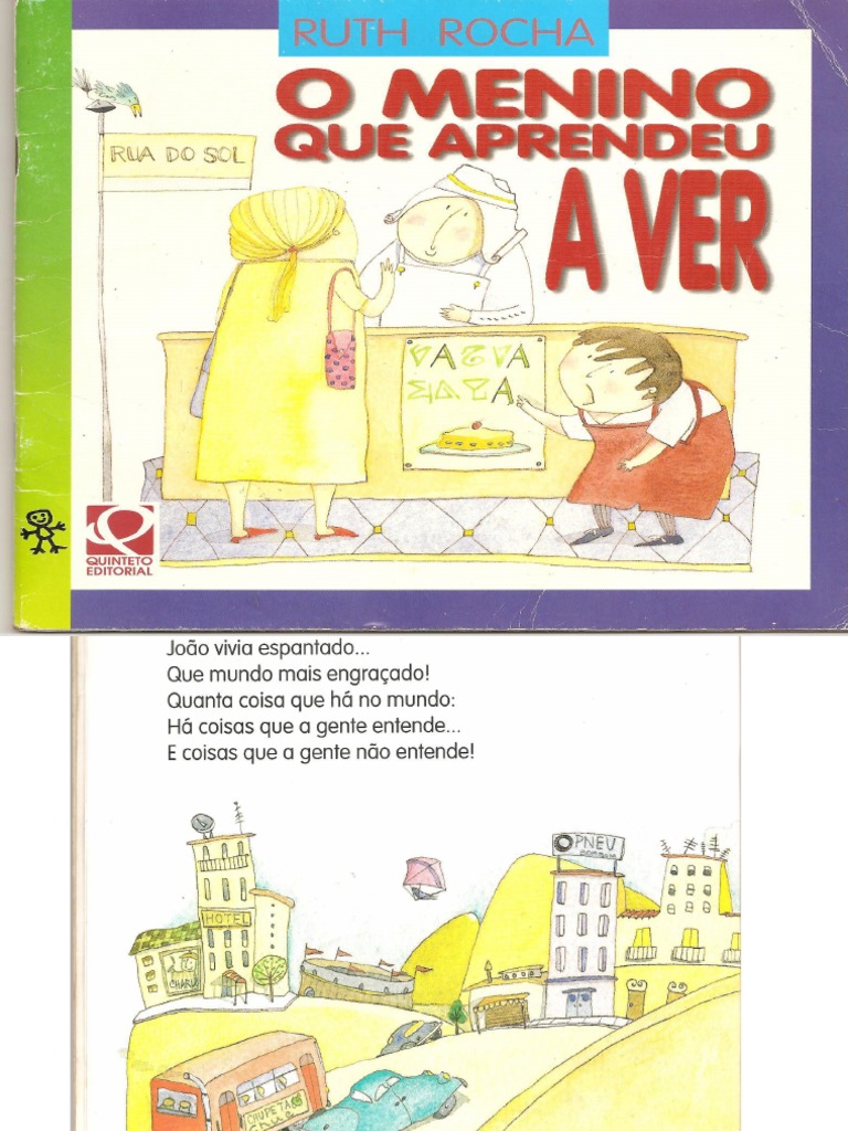 O Menino Que Aprendeu A Ver Ruth Rocha | PDF