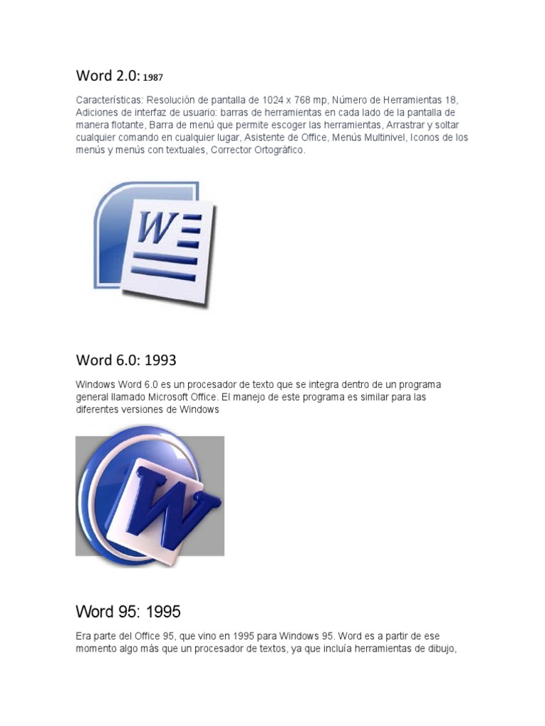 Word Linea Del Tiempo | PDF | Microsoft Word | Microsoft Office