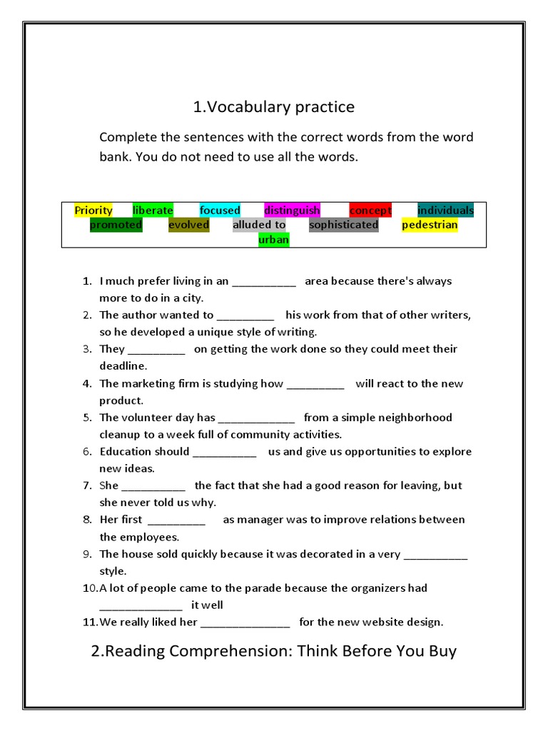 Unit2 Q Skills4 Reading | PDF | Noun