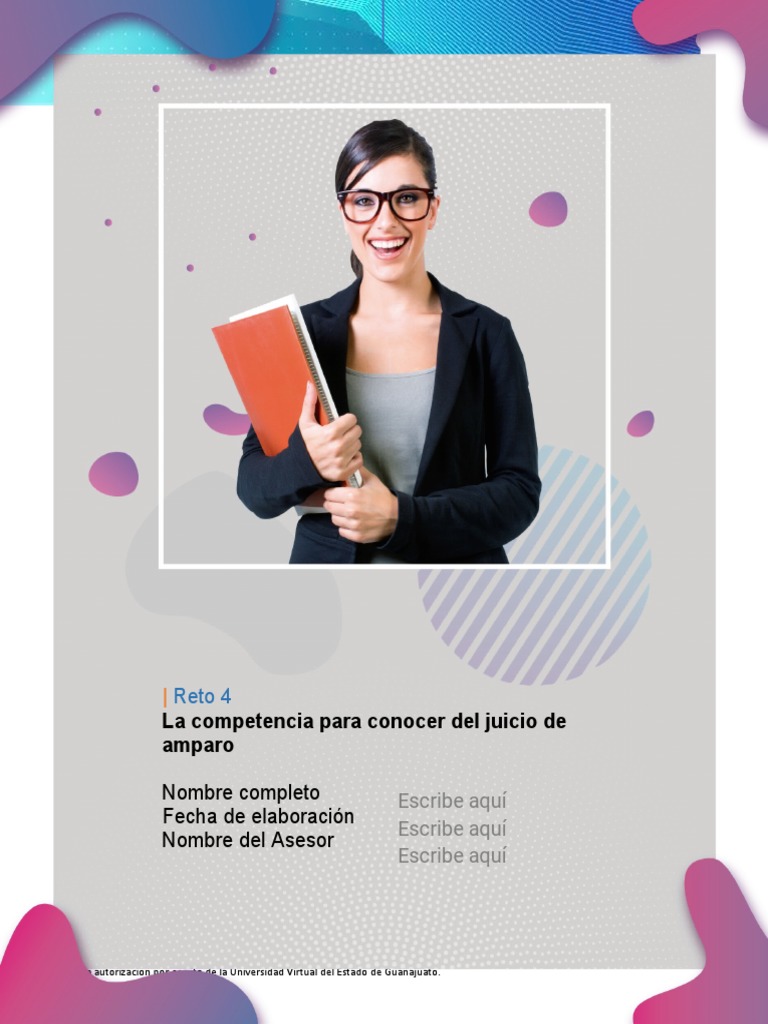 Reto 4 La Competencia para Conocer Del Juicio de Amparo UVEG | PDF | Justicia | Crimen y violencia