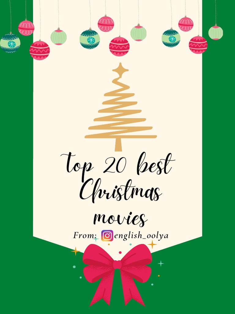Top 20 Christmas Movies to Watch | PDF