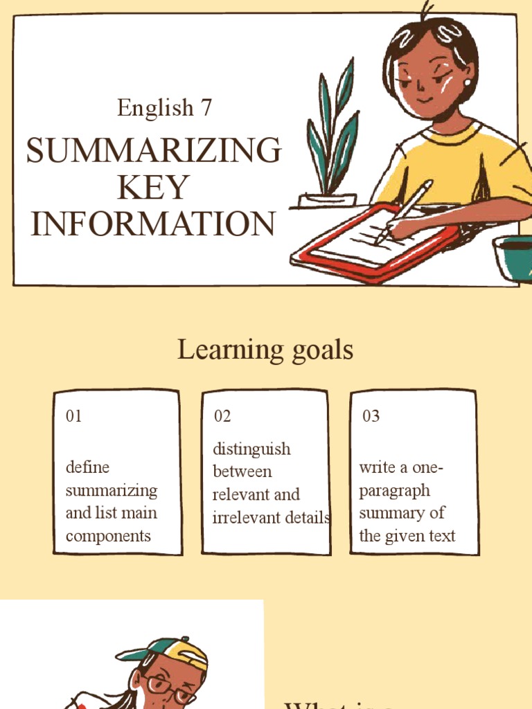Summarizing | PDF