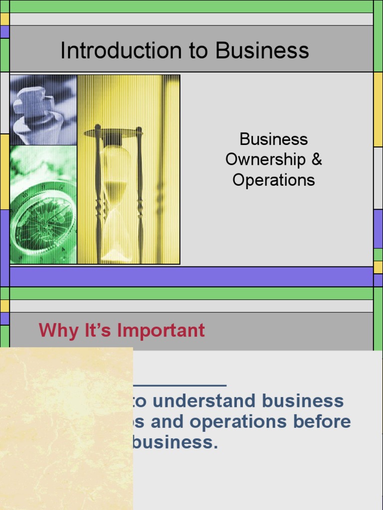 Introduction To Business | PDF | Franchising | Partnership