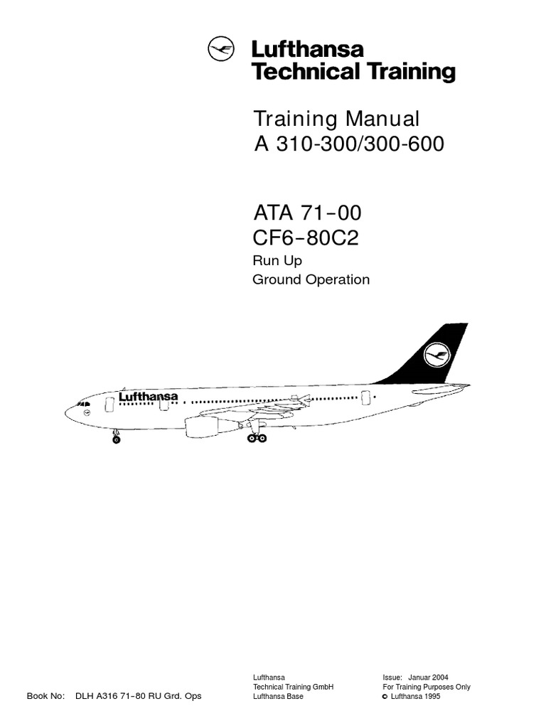 A316 CF6-80C2 GRD Ops | PDF | Throttle | Engines