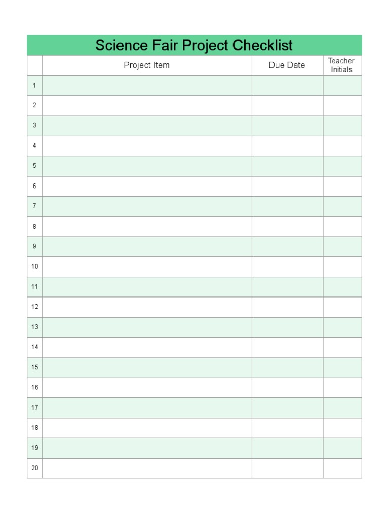 Science Fair Project Guide | PDF