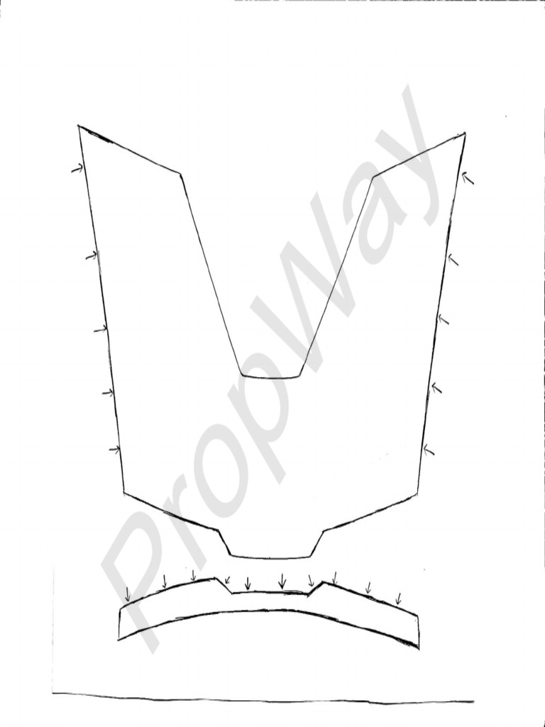 Iron Man Helmet Template-PropWay | PDF