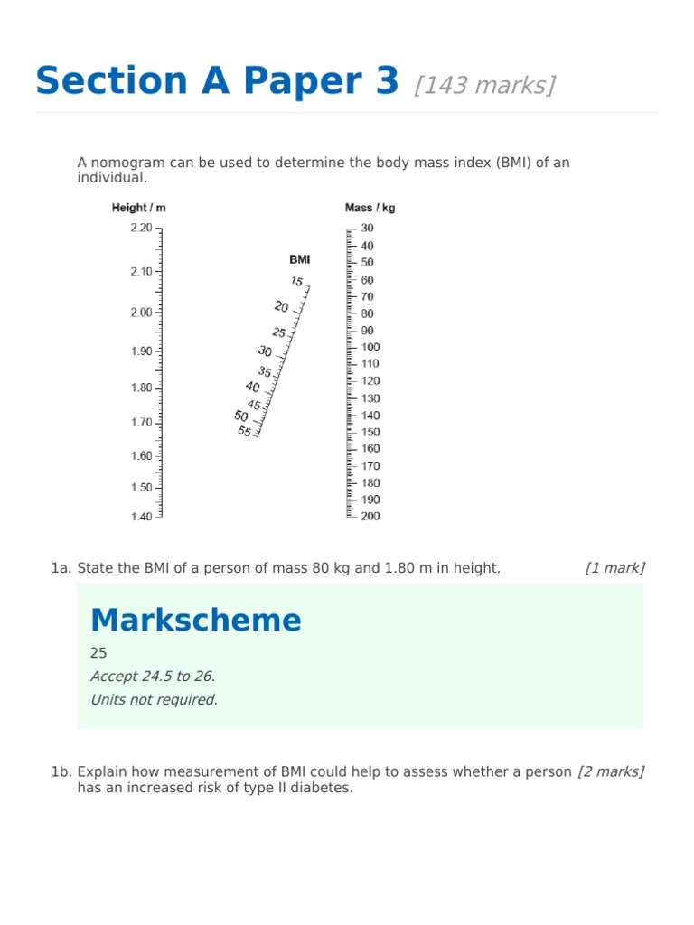 Section A Paper 3 | PDF