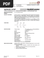 Ferrocid 8583 Safety Data Sheet | PDF | Toxicity | Toxicology