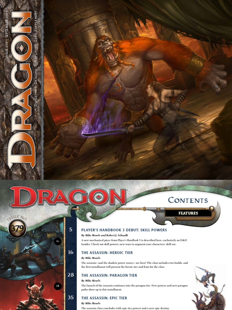 Dragon Magazine - 379 | PDF | Dungeons & Dragons | Wizards Of The Coast