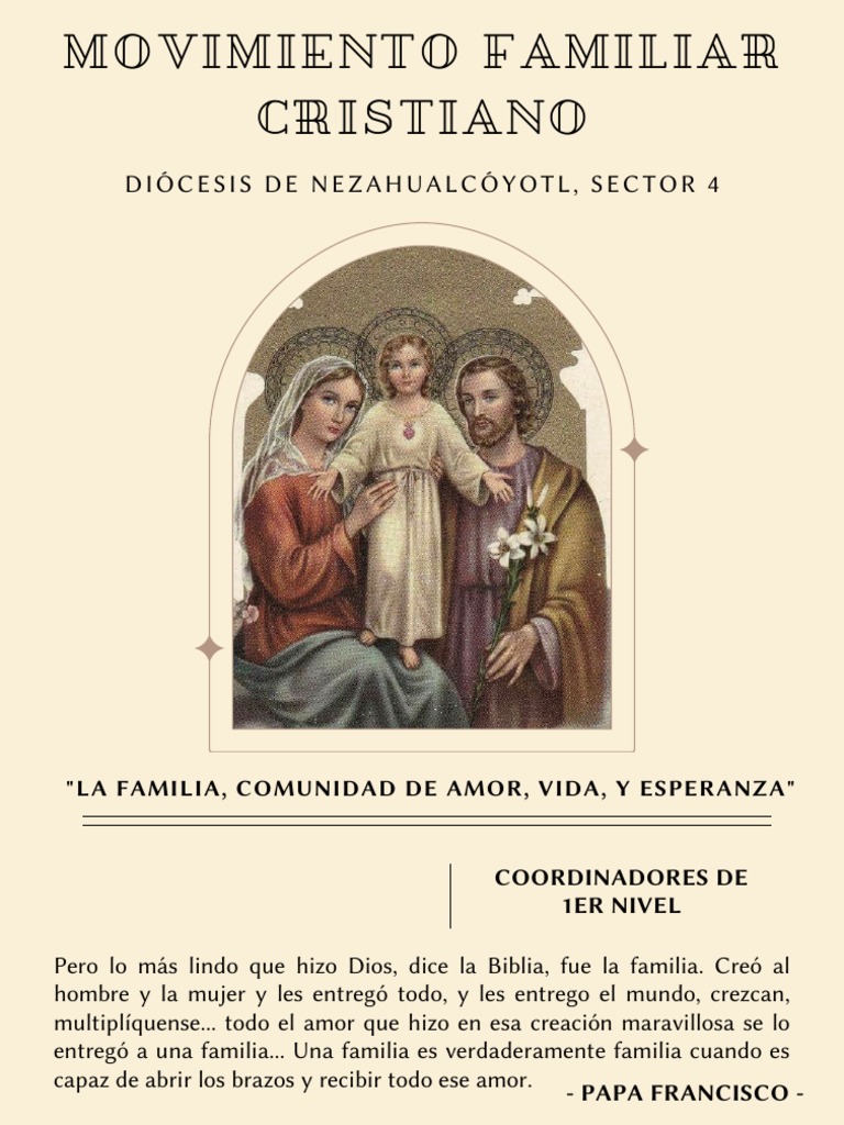 Movimiento Familiar Cristiano | PDF