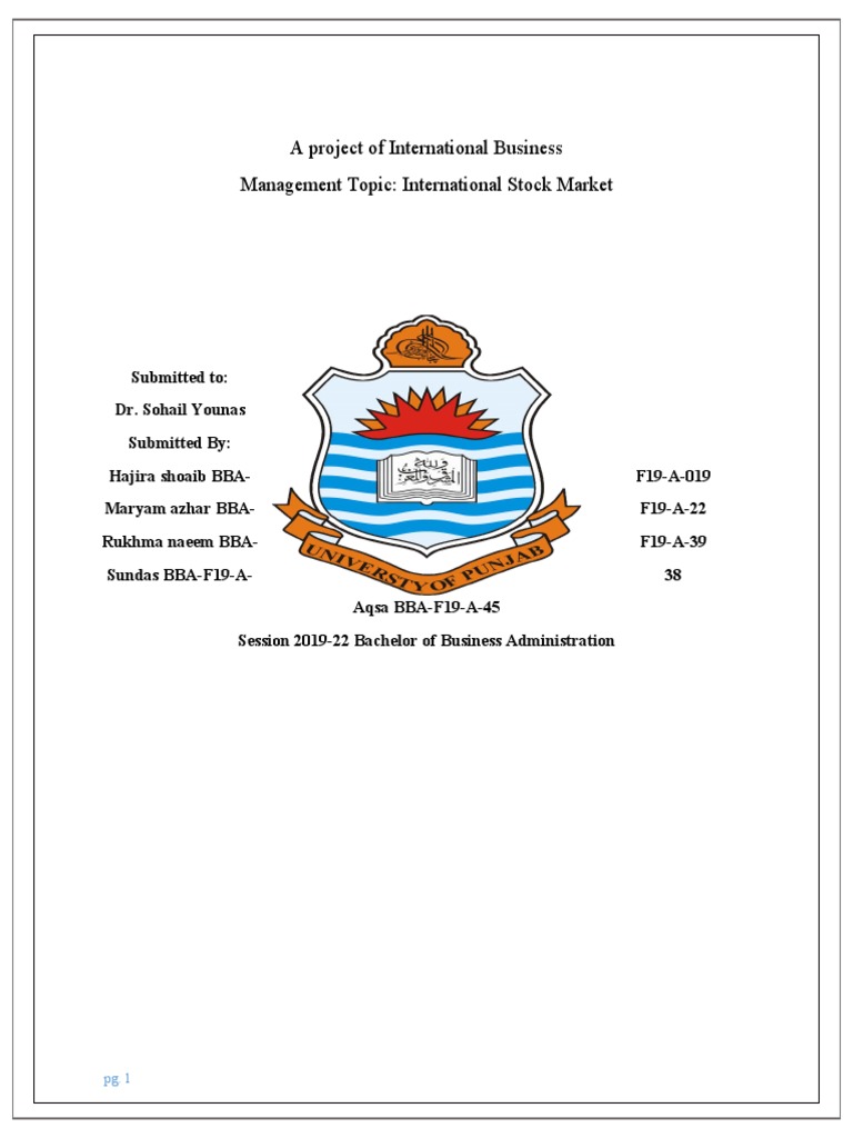 Final Ibm Project....... | PDF | Financial Markets | Stocks