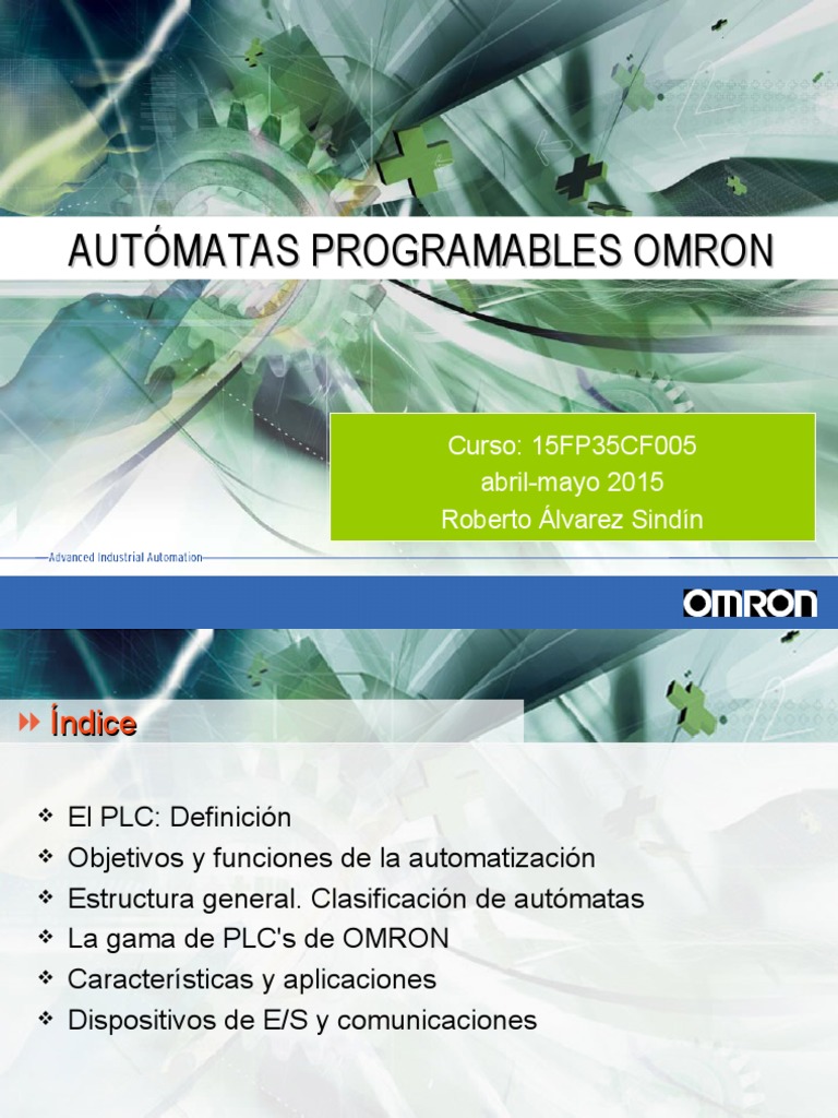 Intro Automatas Omron | PDF | Controlador lógico programable ...