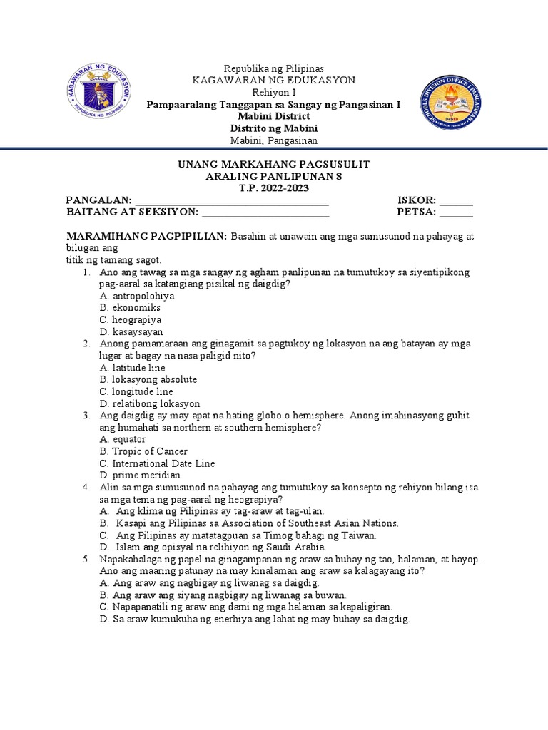 AP-8 - Q1 TQ Done QA - Final | PDF