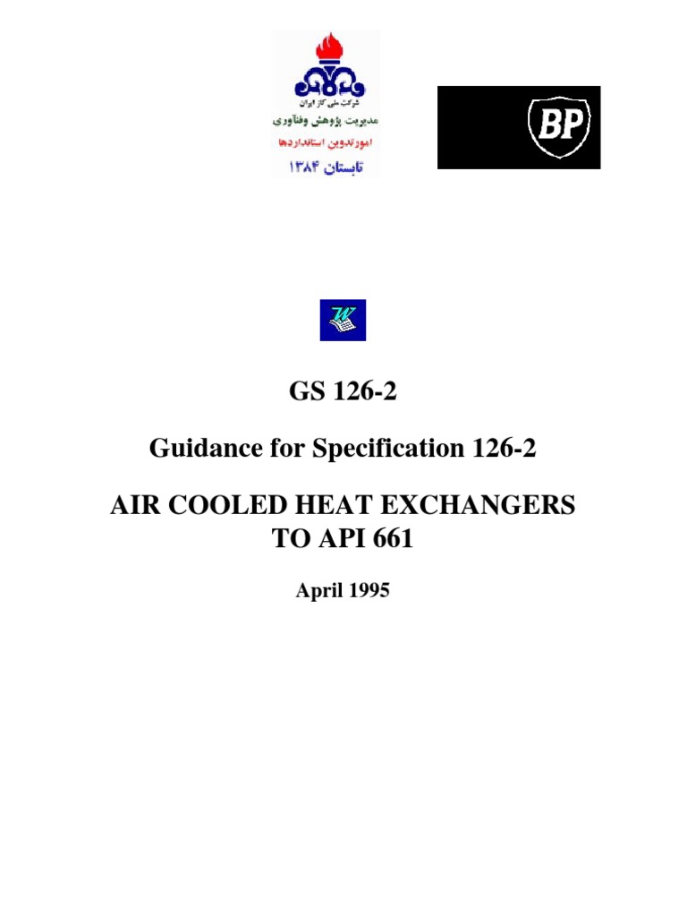 BP Spec - Air Cooled Heat Exchanger | PDF | Mechanical Fan | Belt ...