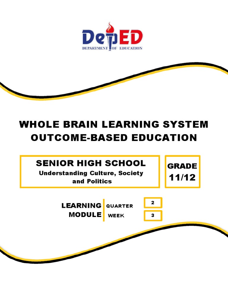 Grade 11 12 UCSP Q2WK3 | PDF | Social Status | Social Stratification