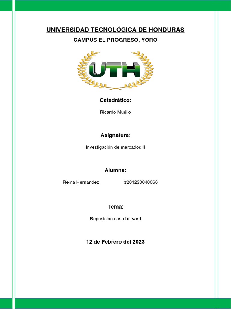 Mapa Conceptual Caso Harvard | PDF