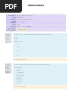 Examen Algebra Lineal Semana 5 | PDF