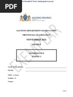 Gr9 Maths Factorisation MEMO | PDF | Mathematics | Arithmetic