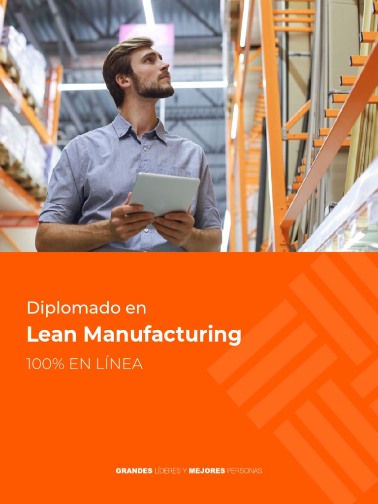 AOL Diplomado Brochure Lean Manufacturing | PDF | Lean Manufacturing | Producción y fabricación
