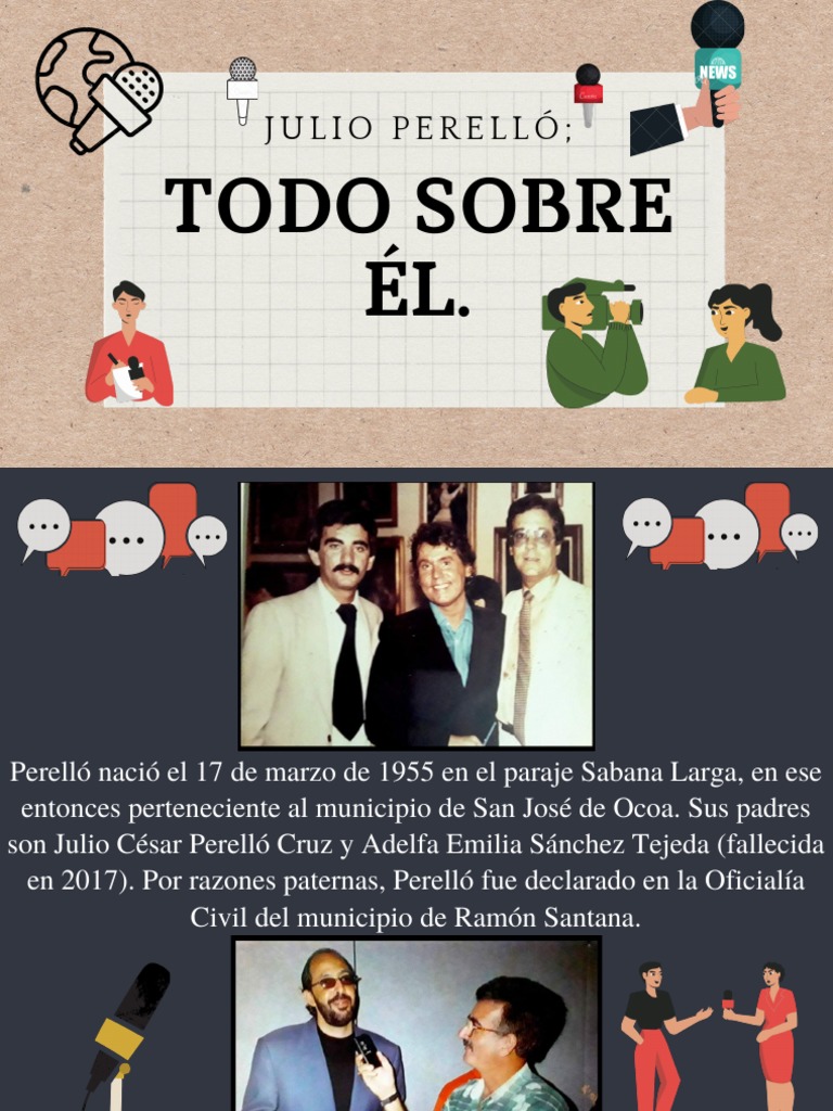Vida y Carrera de Julio Perelló | PDF | Novela negra, policíaca y suspenso
