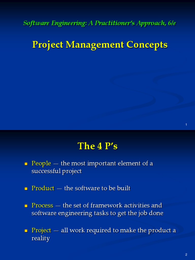 4 Ps | PDF | Project Management | Software