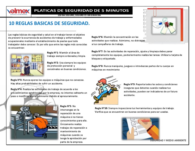 10 Reglas Basicas de Seguridad.50 | PDF