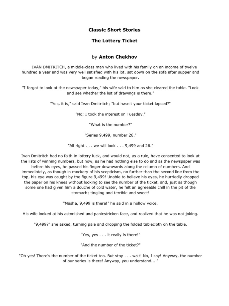 Classic Short Stories | PDF