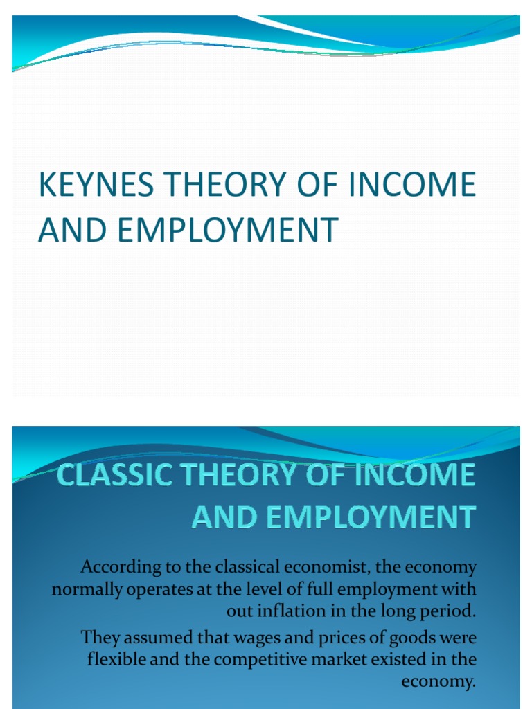 Keynes Theory | Aggregate Demand | Keynesian Economics