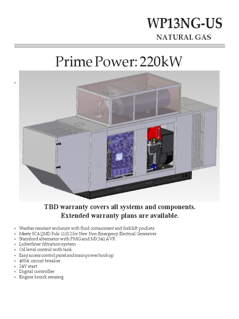 SRC Weichai 13L - 220kw Brochure | PDF | Engines | Ignition System