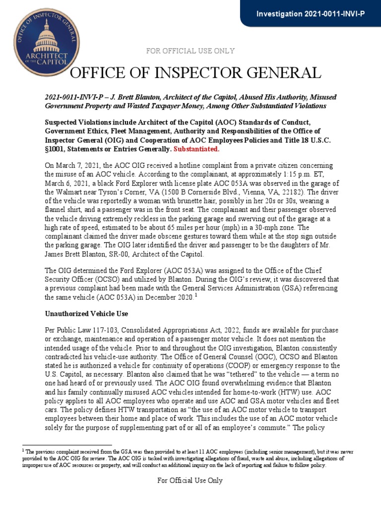 2021 0011 INVI P Oversight Post Final 0 | PDF | Police