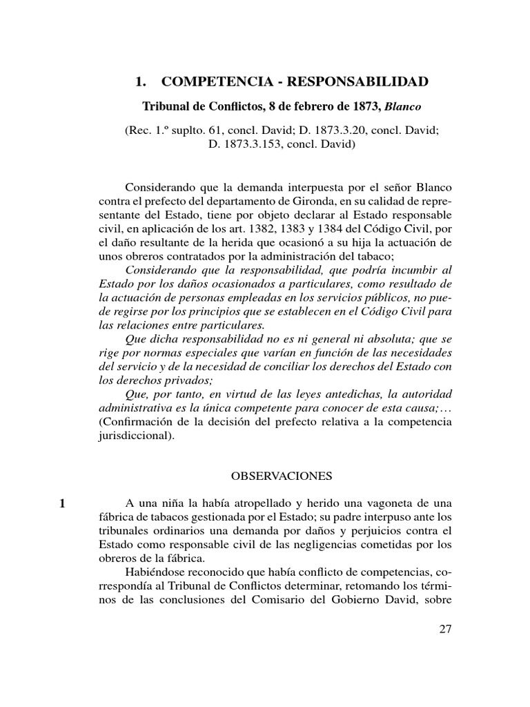 Fallo Blanco | PDF | Caso de ley | Jurisdicción
