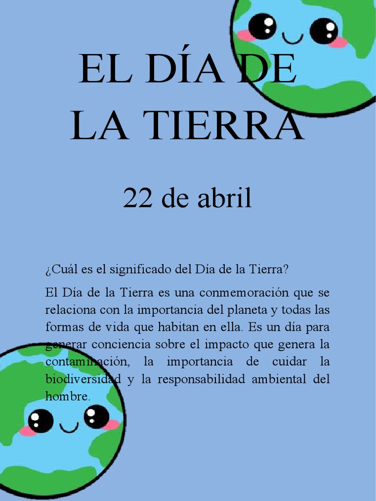 El Día de La Tierra | PDF