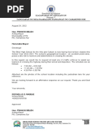 A Sample Letter of Request For Road Construction | PDF