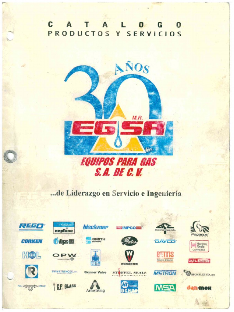 Catálogo EGSA | PDF
