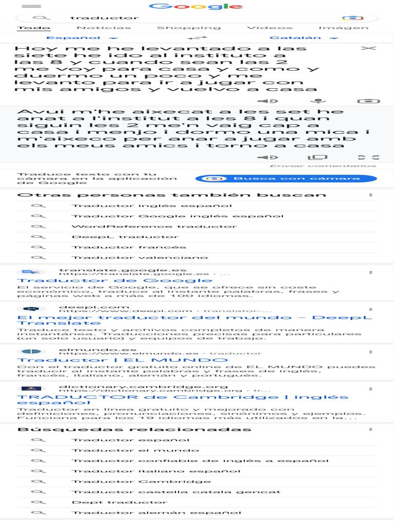 Traductor - Buscar Con Google | PDF | Artes del Lenguaje y Comunicación ...