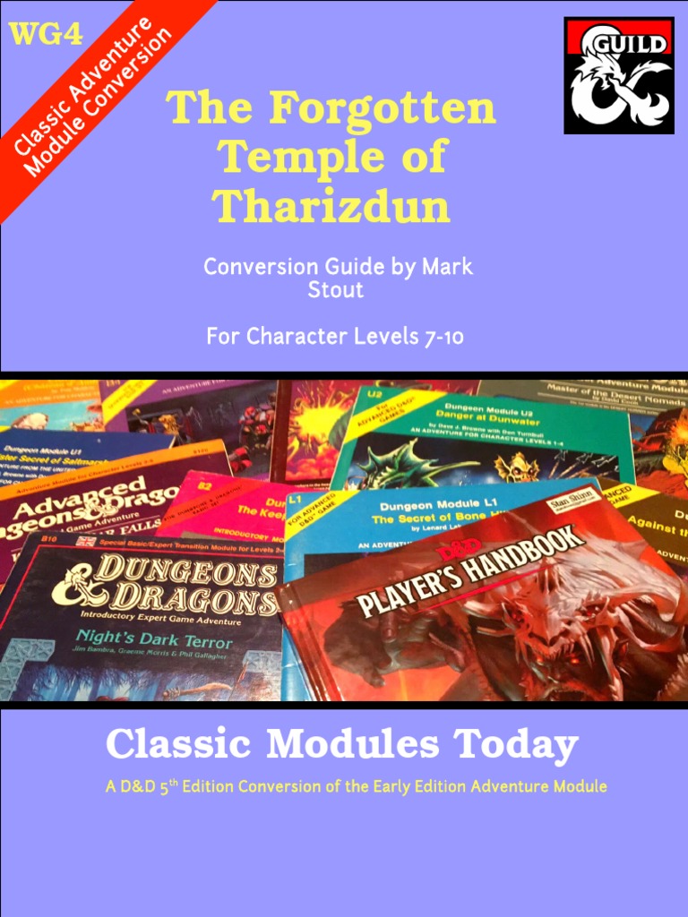 CMT - WG4 The Forgotten Temple of Tharizdun | PDF | Dungeons & Dragons ...